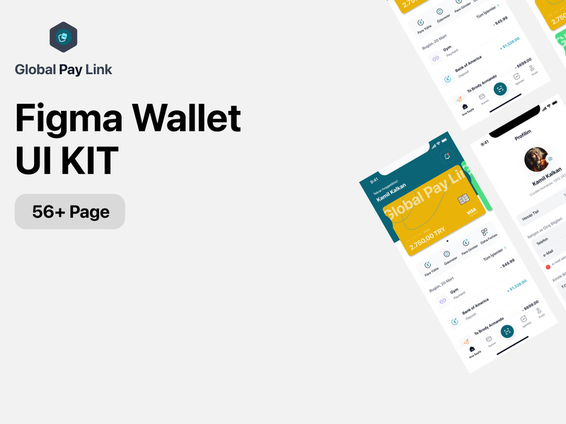 Figma Wallet UI KIT by Figma Resources ~ EpicPxls