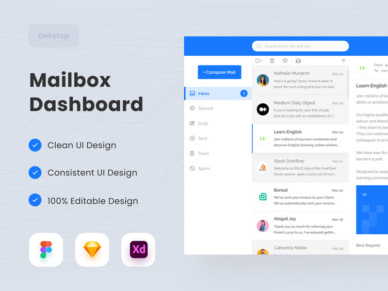 Mailbox Dashboard ️ by Nazday Graphic ~ EpicPxls