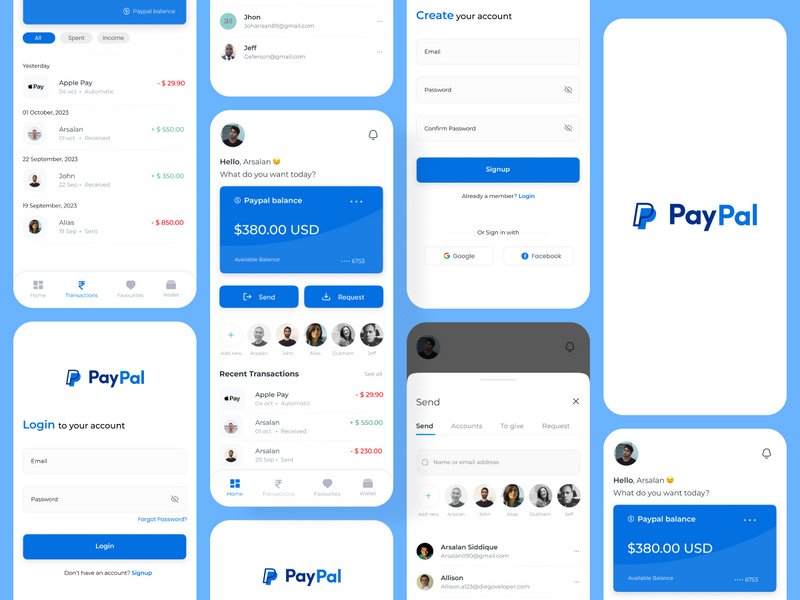 PayPal Redesign by Attiqanaz603 ~ EpicPxls