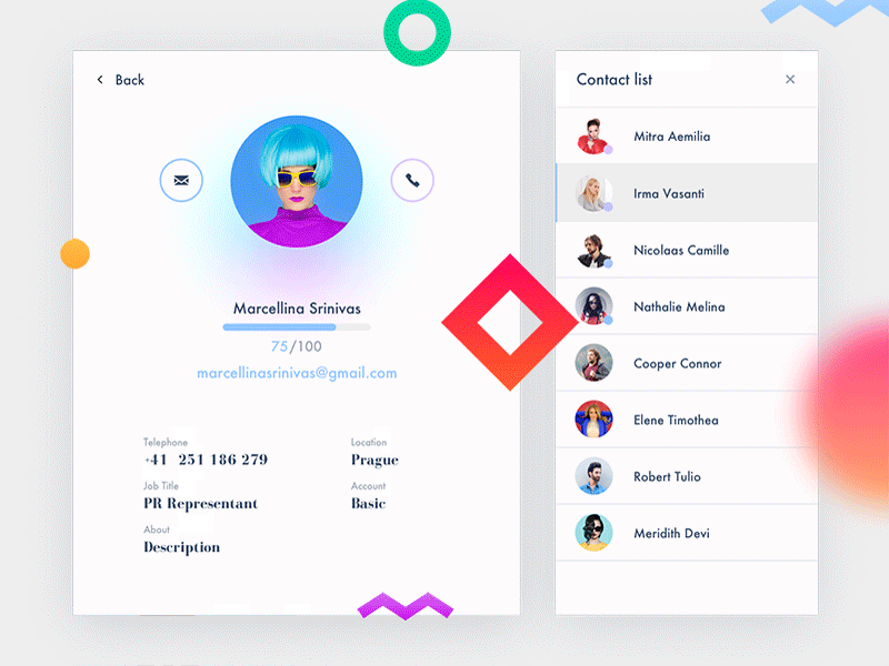 Social Media Profile UI Page by EpicCoders ~ EpicPxls