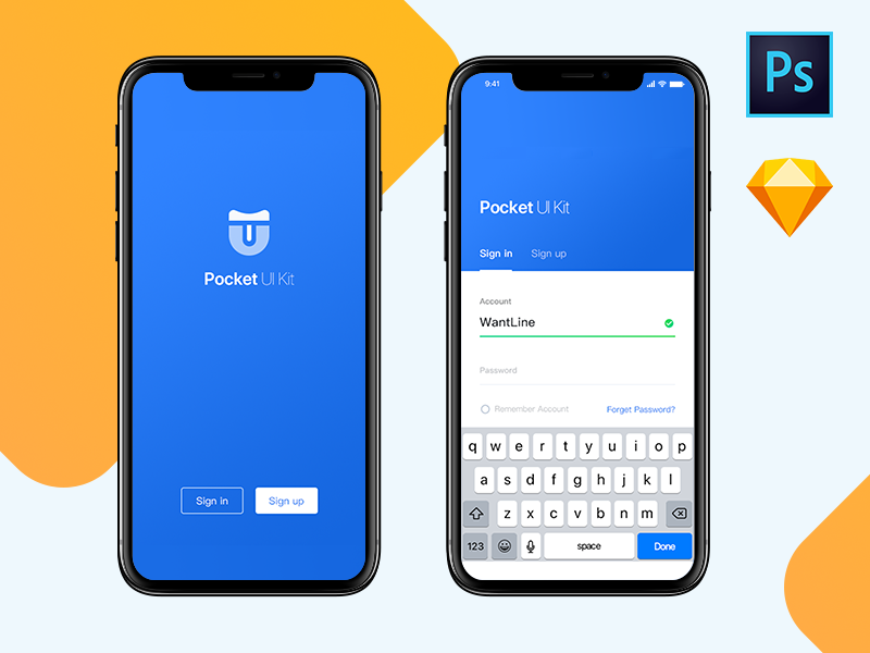 Pocket UI Kit Fintech App by EpicCoders ~ EpicPxls