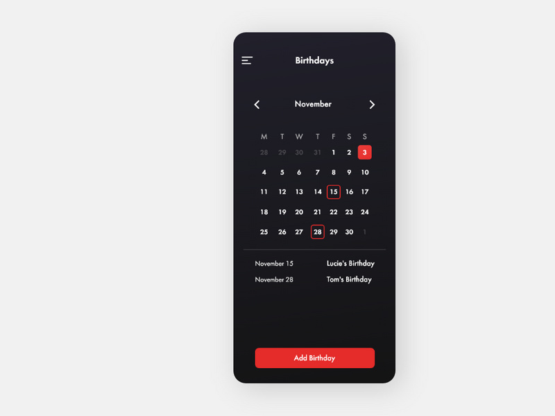 Calendar UI Kit by Erikk ~ EpicPxls