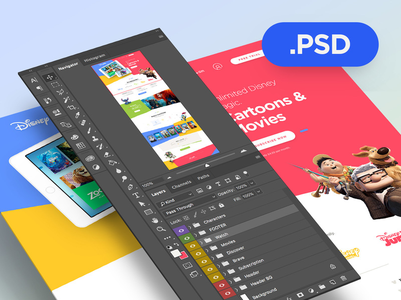 Disney Life - Free PSD by Miro Koljanin ~ EpicPxls