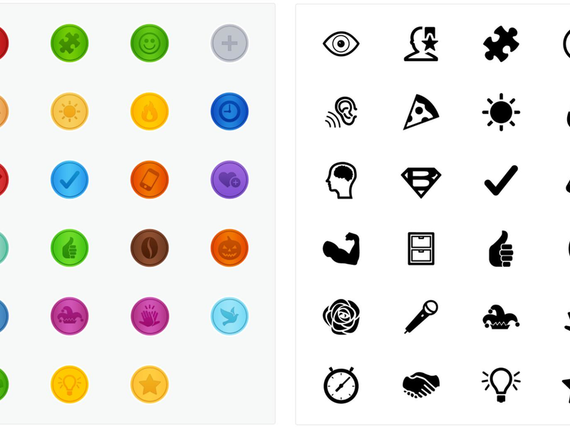 Employee Recognition Icons & Badges by Apple Joy Solbrilla ~ EpicPxls