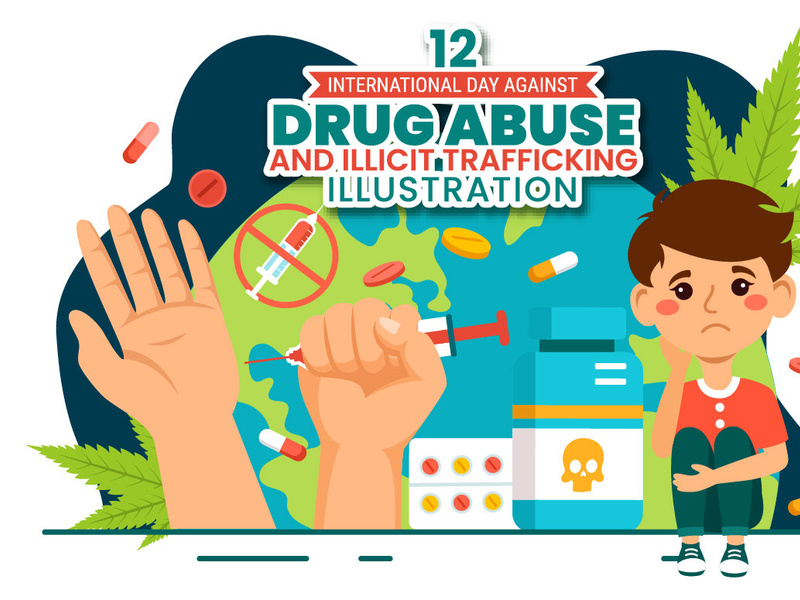 12 Drug Abuse and Trafficking illustration by denayuneep ~ EpicPxls