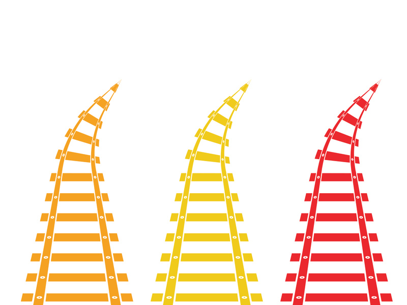 Train way icon vector for designer by Upgraphic ~ EpicPxls