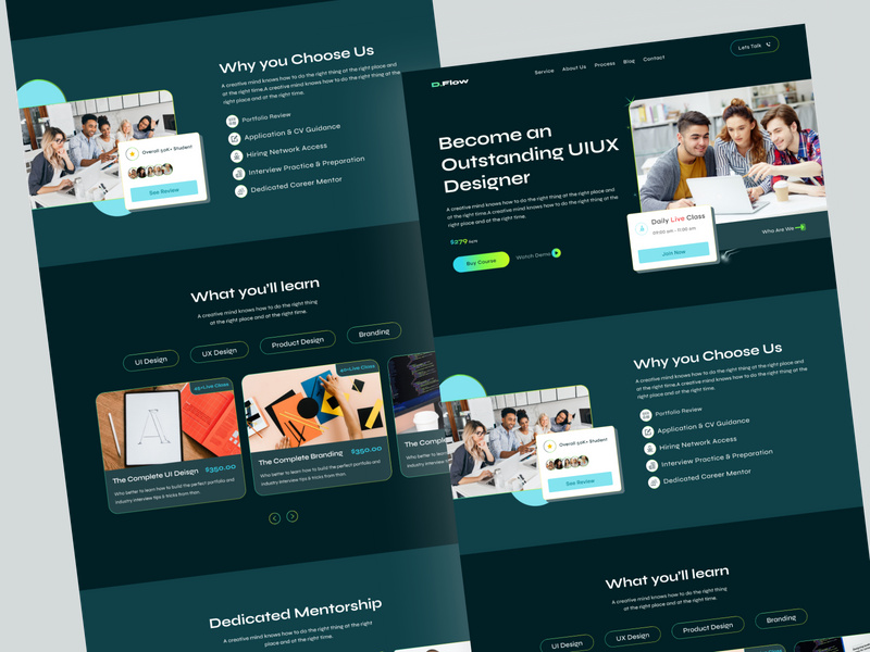 Education Website Design. by Htmisbah ~ EpicPxls