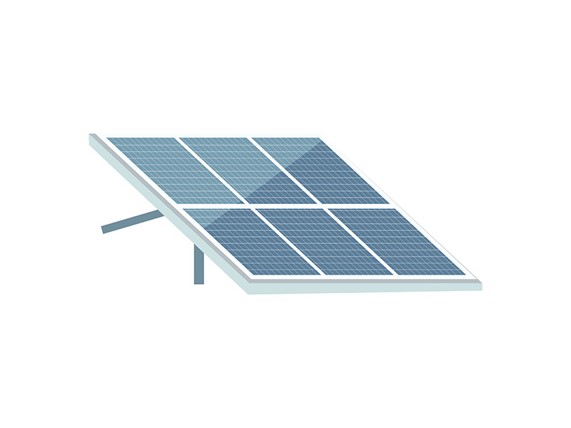 Solar panel cartoon vector illustration by The Img ~ EpicPxls