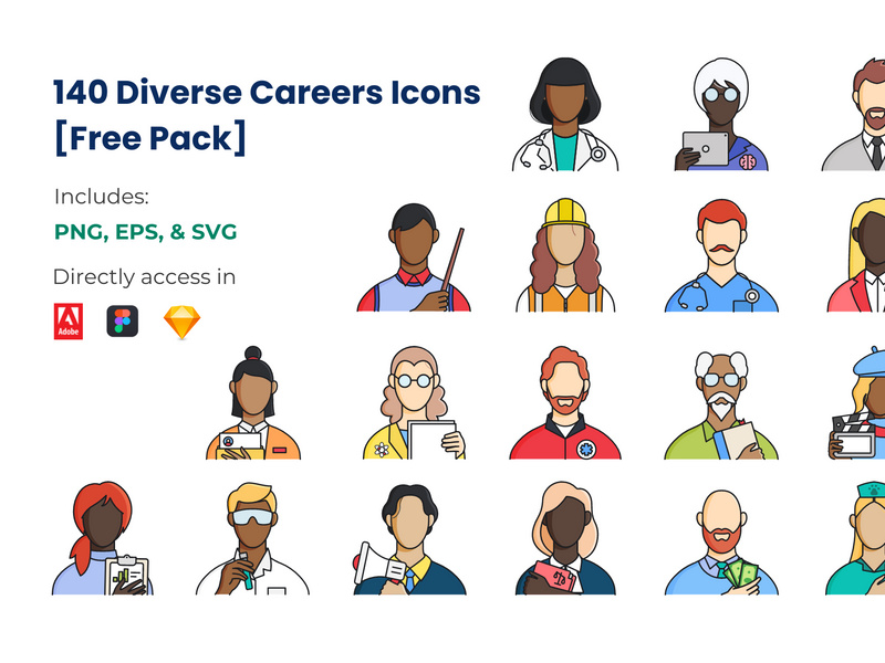 100 Career Icons [Free Download] by Jessie ~ EpicPxls