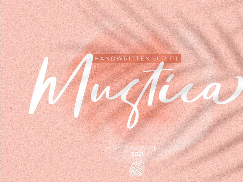 Mustica Handwritten Script by GlyphStyle ~ EpicPxls