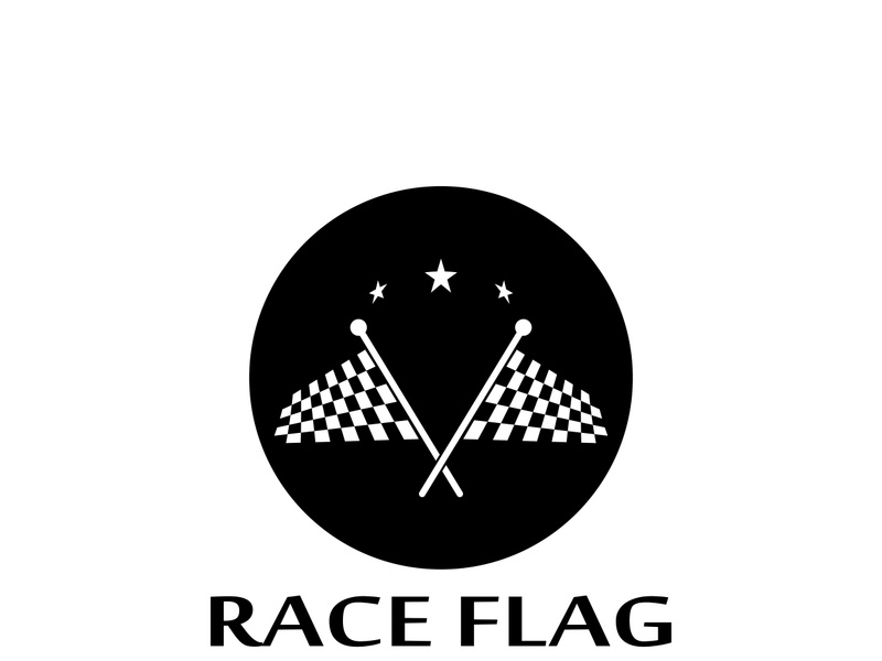 Creative and modern racing flag logo design. by Ijum13719 ~ EpicPxls