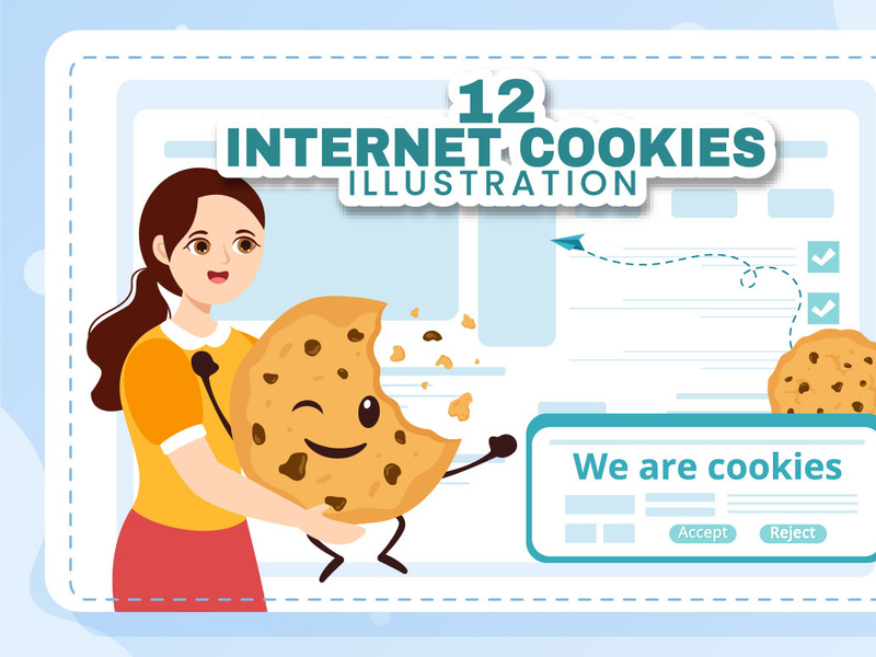 12 Internet Cookies Technology Illustration by denayuneep ~ EpicPxls