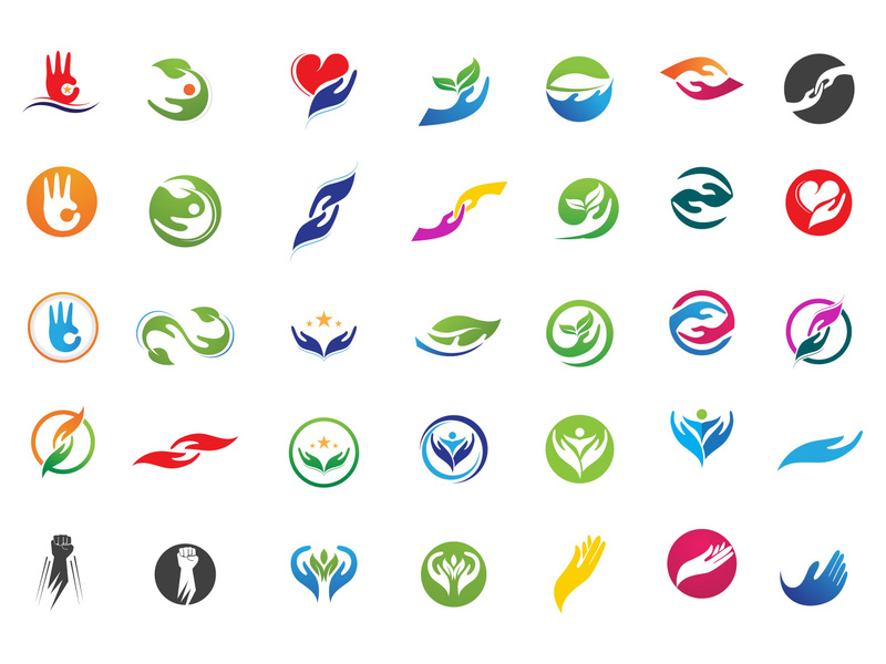 Hand Hope and Help logo vector by Upgraphic ~ EpicPxls