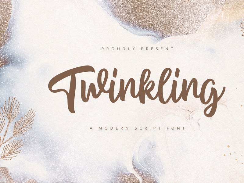 Twinkling - Modern Script Font by Alpaprana Studio ~ EpicPxls