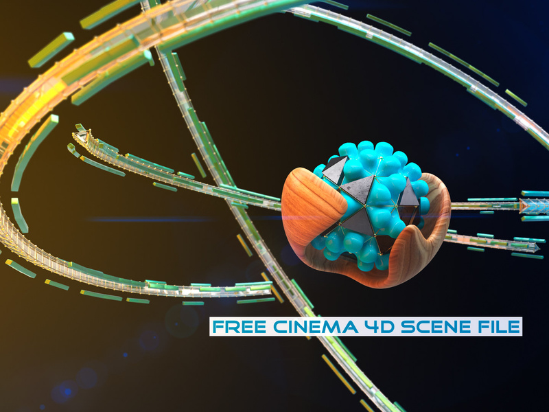 Cinema 4D R23 Nodes Scene [Free] by A. H. Nasif ~ EpicPxls