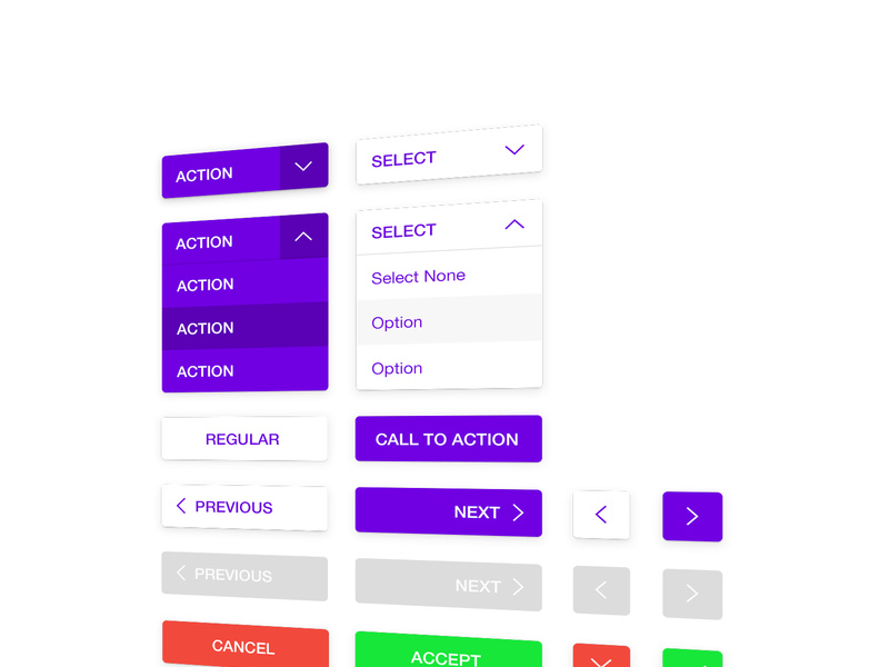 Web Buttons UI Kit by Apply Pixels ~ EpicPxls