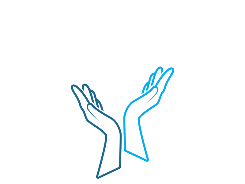 5hand care logo and symbol vector by Upgraphic ~ EpicPxls