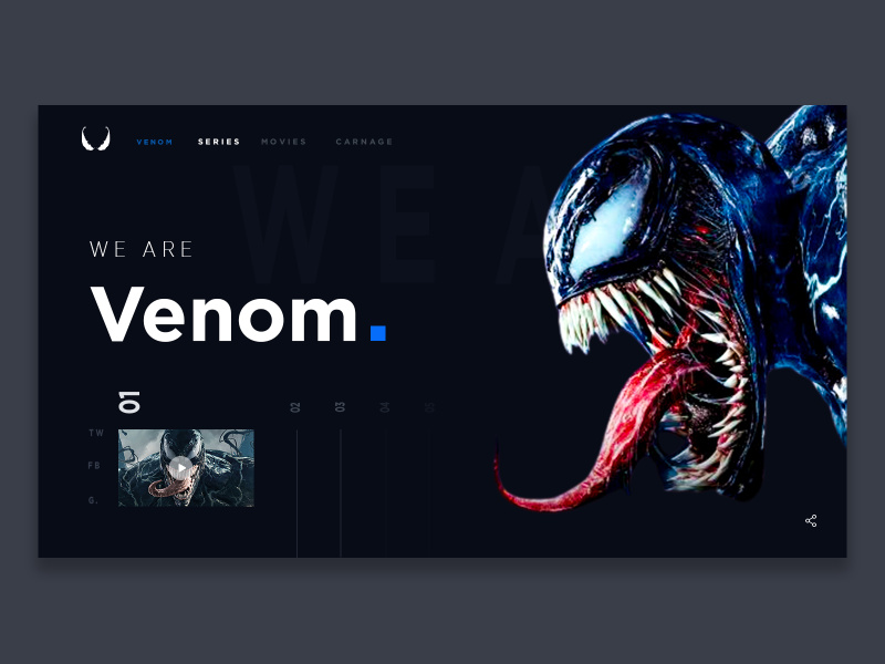 Venom - Screen concept by Janak Designer1998 ~ EpicPxls