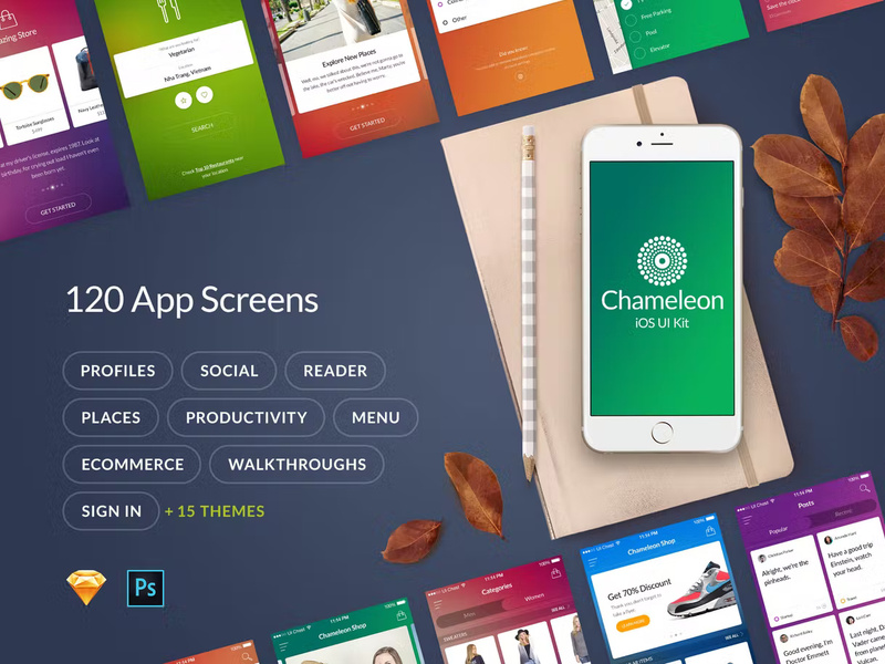 All in One UI Kit by Vision Design Studio ~ EpicPxls