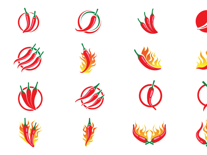 chilli logo symbol template by Upgraphic ~ EpicPxls