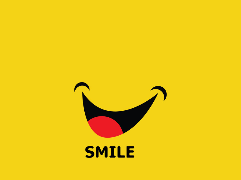 Smile logo and symbol vector image by Upgraphic ~ EpicPxls