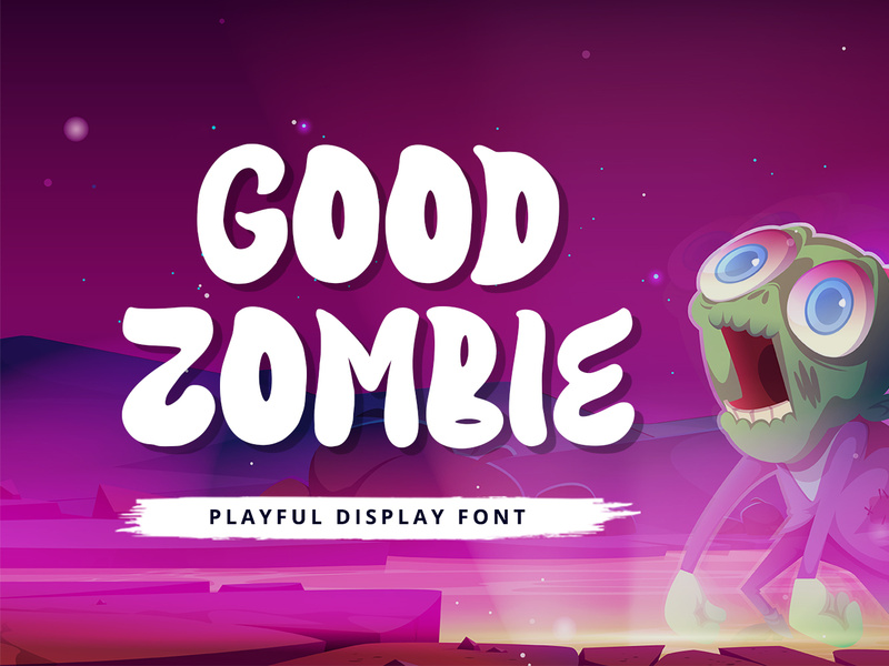 Good Zombie - Playful Display Font by Alpaprana Studio ~ EpicPxls