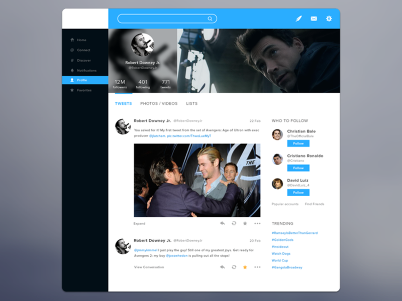 Twitter Redesign Concept by EpicCoders ~ EpicPxls