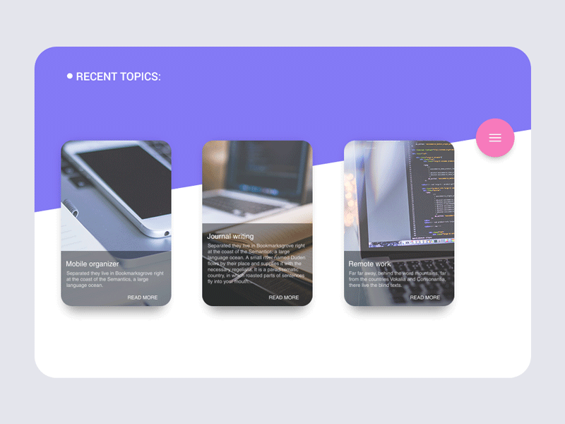 Animated Web Concept UI by EpicCoders ~ EpicPxls
