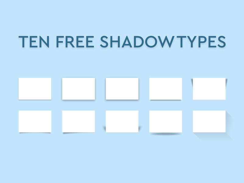 Ten Shadow Types Set by EpicCoders ~ EpicPxls