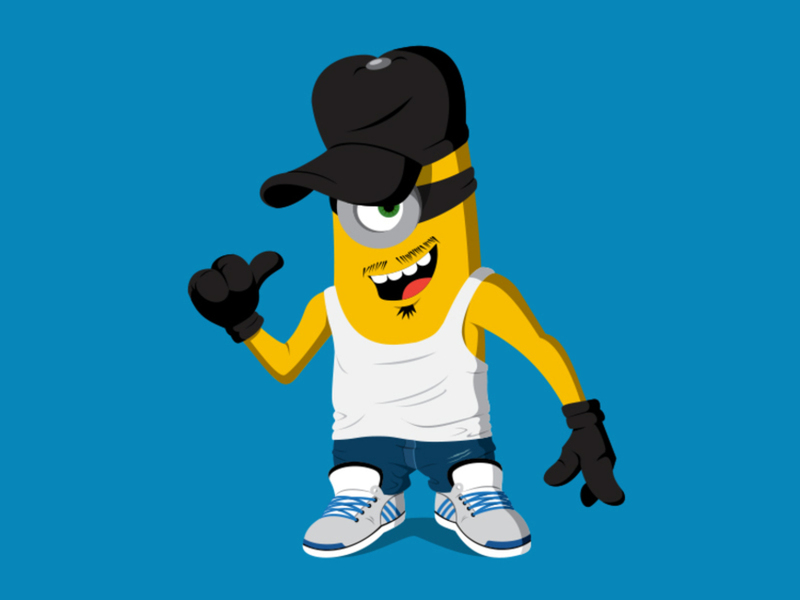 Vectorial minion illustration by EpicCoders ~ EpicPxls